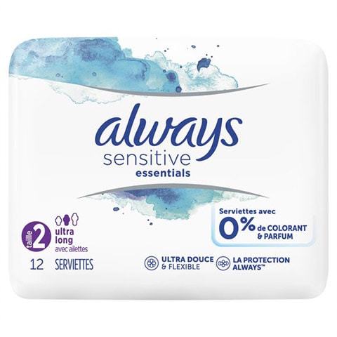 Always Sensitive Essentials Long Maandverband Met Vleugels
