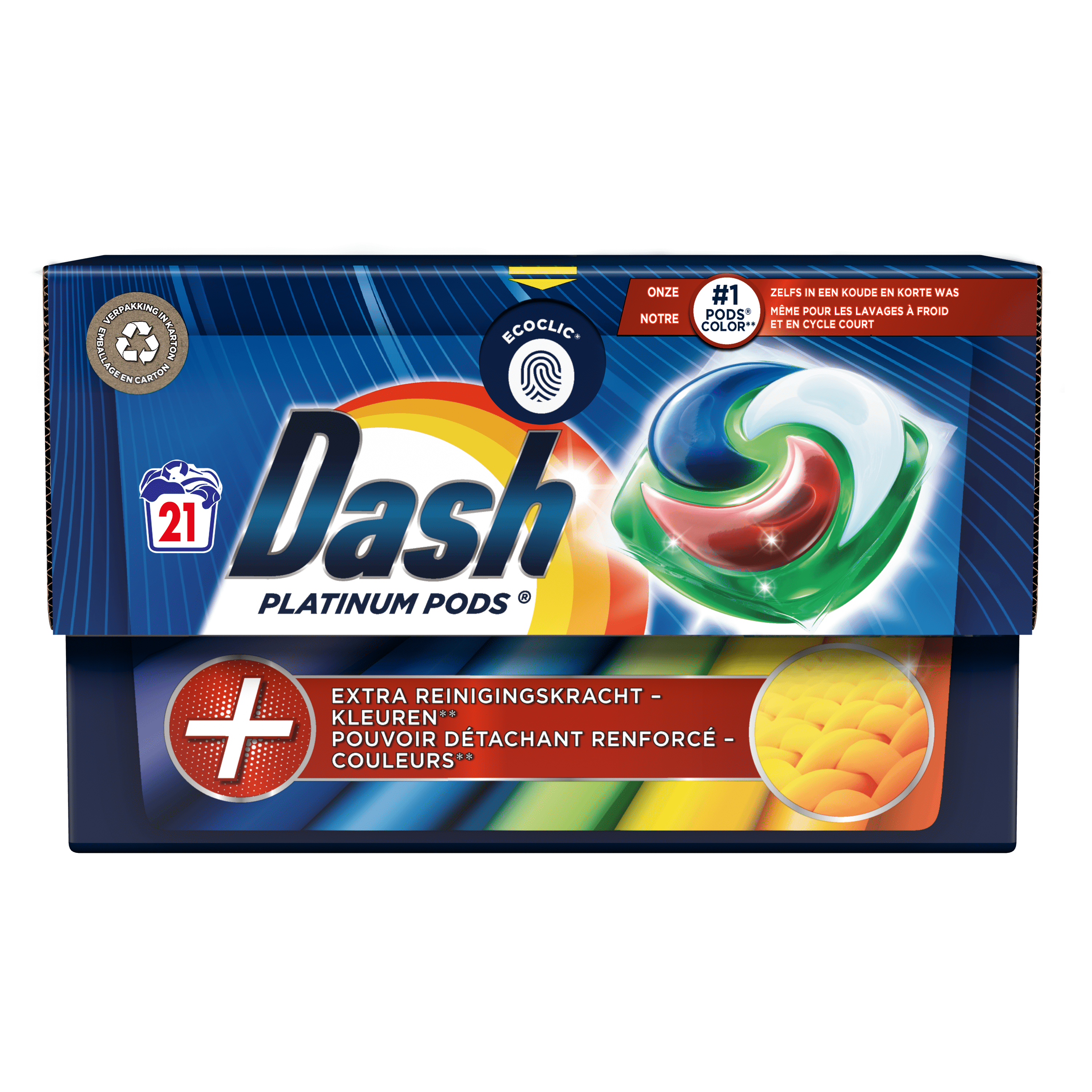 Dash Platinum Pods Couleurs