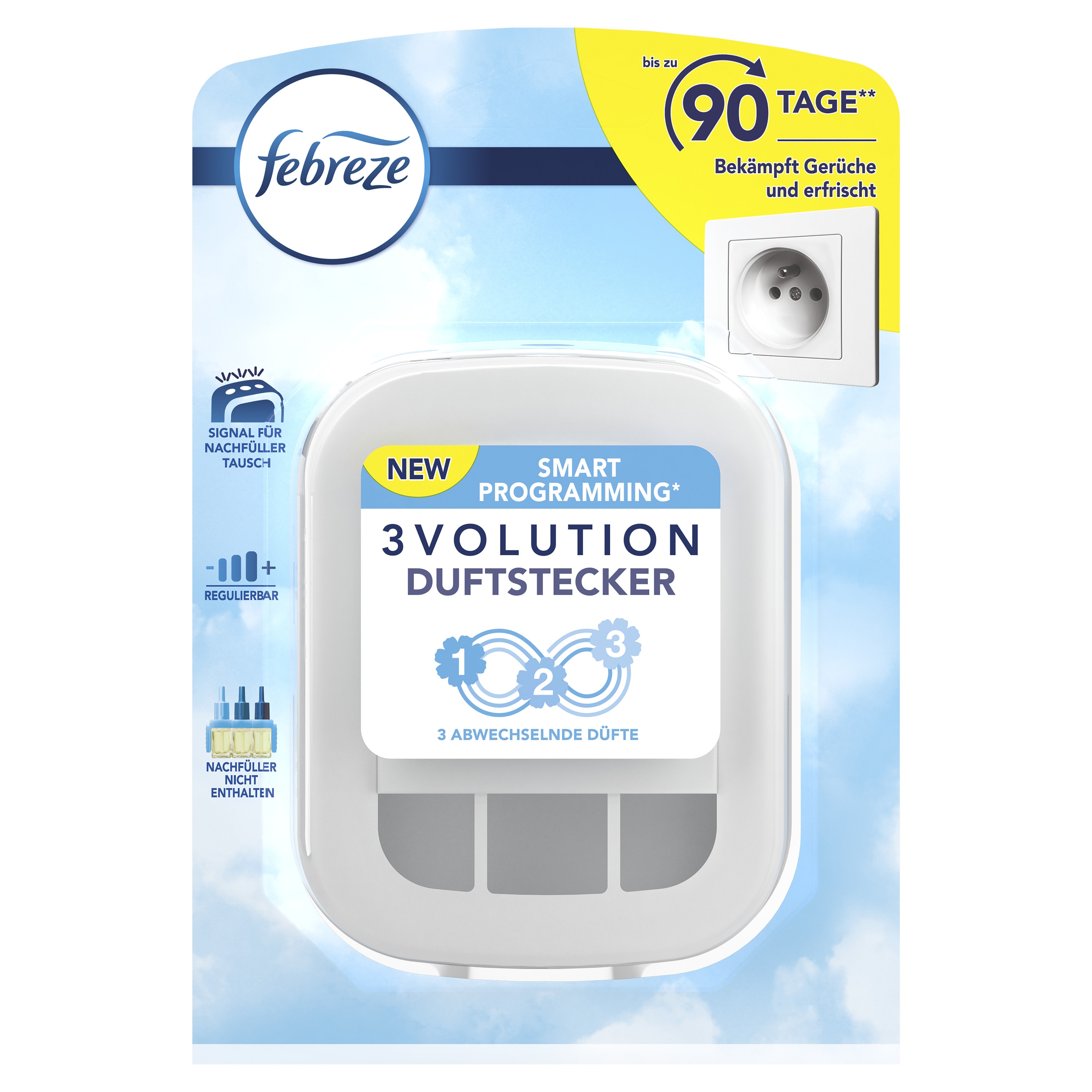 Febreze 3Volution Lufterfrischer Duftstecker Starterset