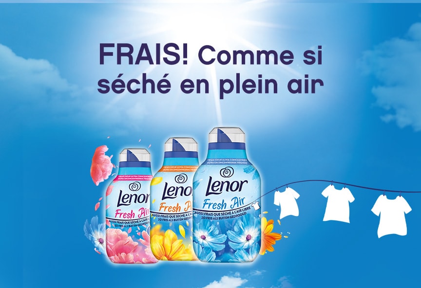 Lessive Lenor : une fraîcheur durable jusqu'à une semaine