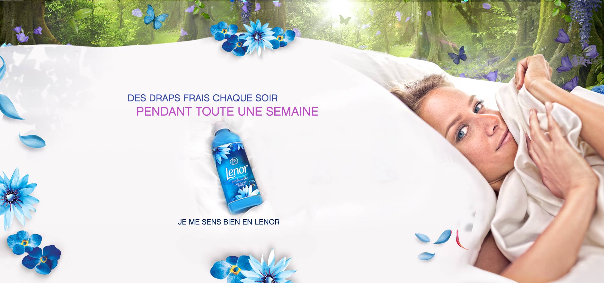 Lessive Lenor : une fraîcheur durable jusqu'à une semaine
