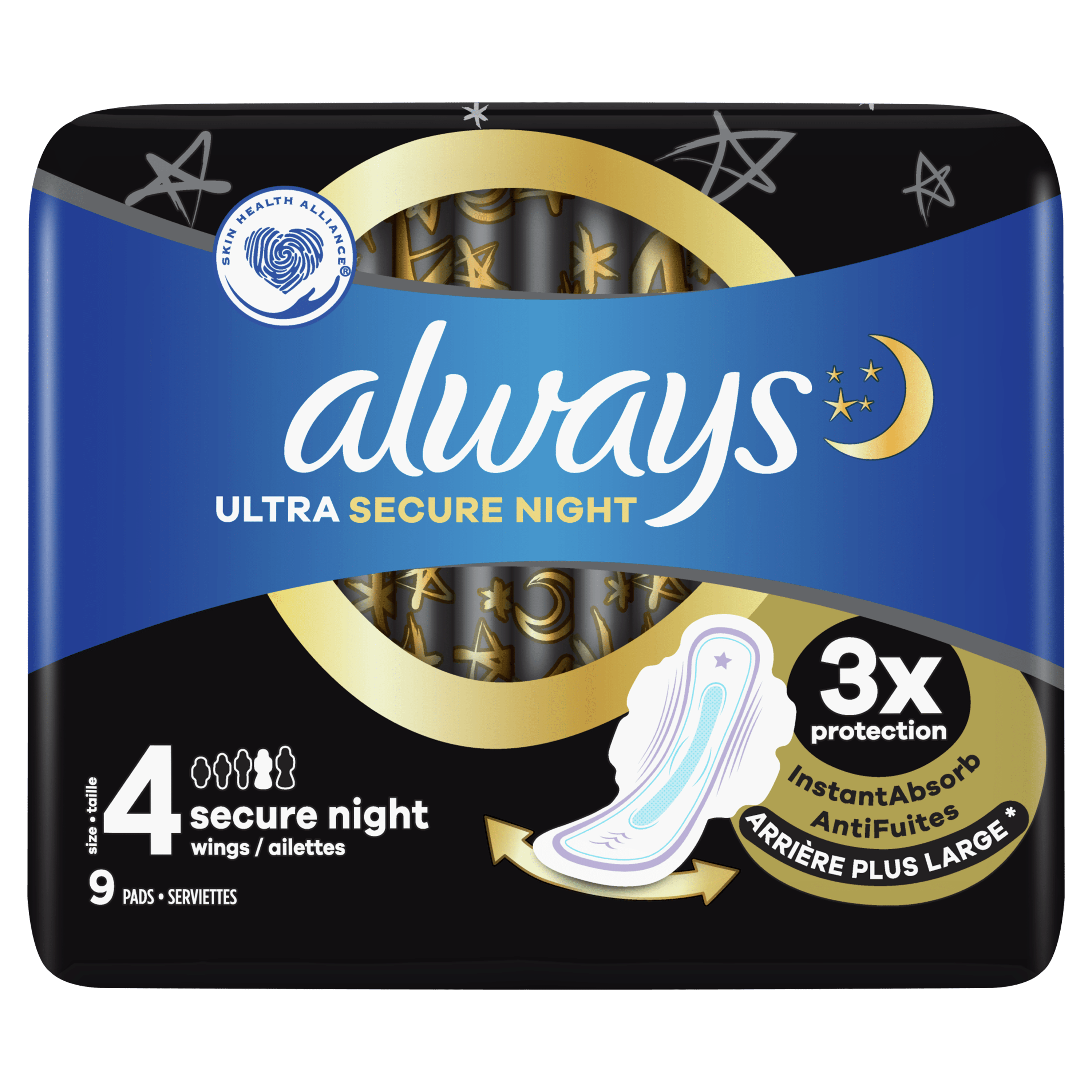 Always Ultra Secure Night Serviettes Hygiéniques