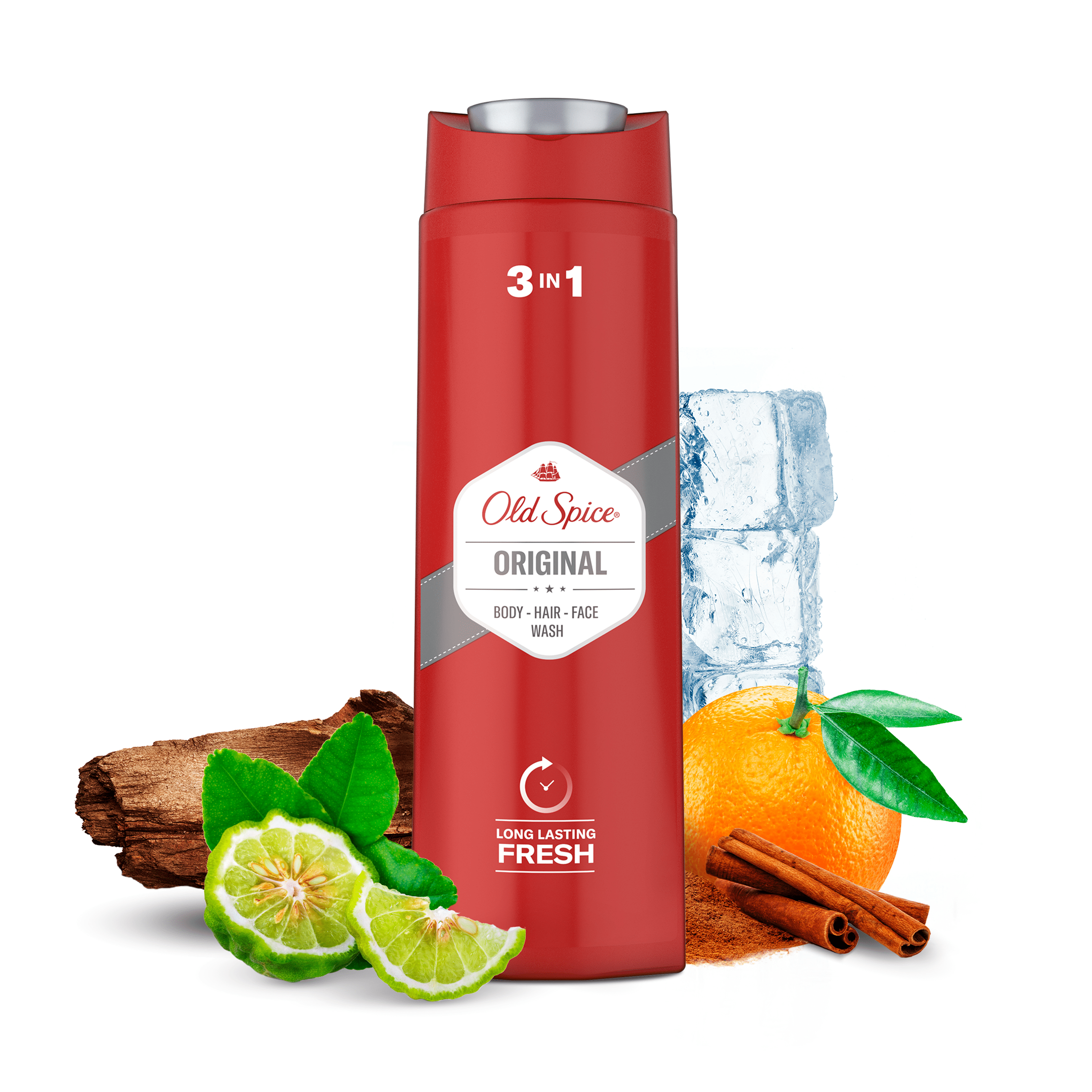 Old Spice Original Αφρόλουτρο & Σαμπουάν Για Άνδρες 400 ml