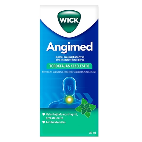 Angimed mentol szájnyálkahártyán alkalmazott oldatos spray 30ml