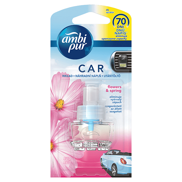 Ambi Pur Autóillatosító Utántöltő 7 ml - Flowers & Spring