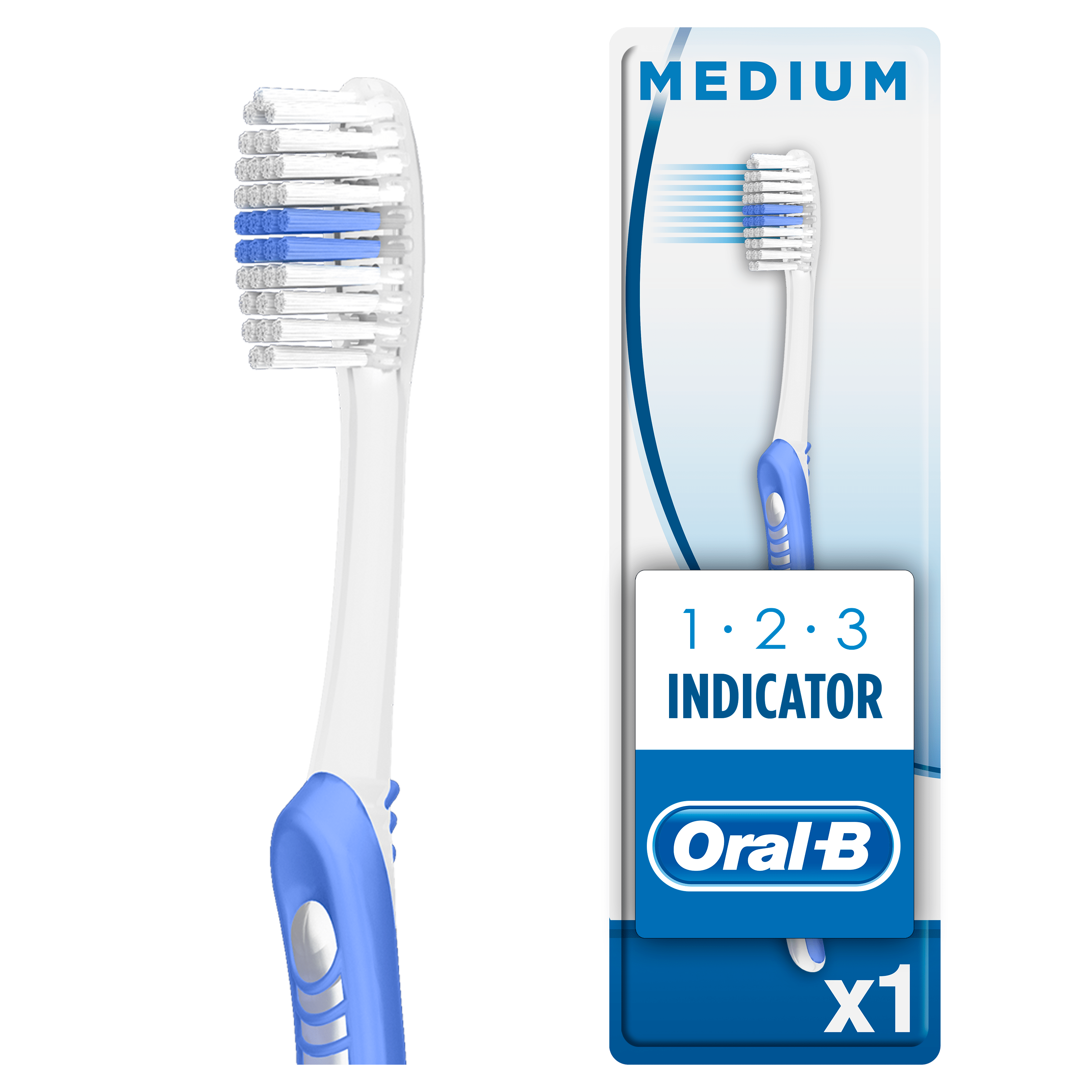 Oral-B 123 Indicator Medium Toothbrush